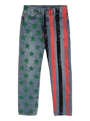 DENIM TEARS X Cpfm 4th Of July Plant Jeans - Blue