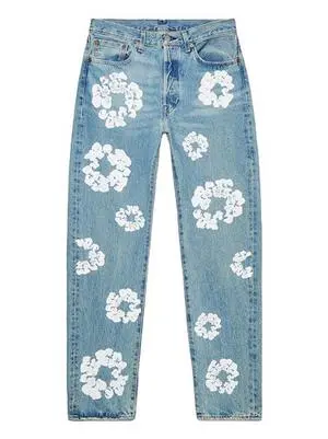 DENIM TEARS X Levi's Cotton Wreath Jean - Light Wash