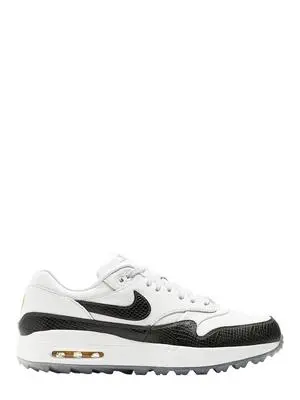 Nike Air Max 1 Golf Sneakers White/chromeone-coloropti Yellowone-colorfir
