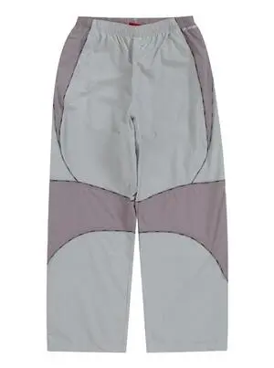 Supreme Logo Piping Track Pant - Grey