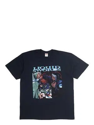 Supreme Liquid Swords Tee Shirt - Navy Blue