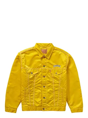 Supreme Nylon Trucker Jacket - Yellow