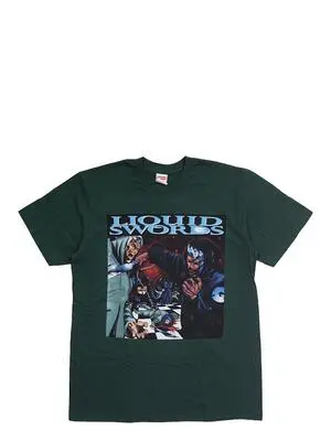 Supreme Liquid Swords Tee Shirt Dark Green