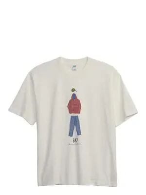 Gap Reissue X Sean Wotherspoon Graphic Logo T-shirt - New Off White