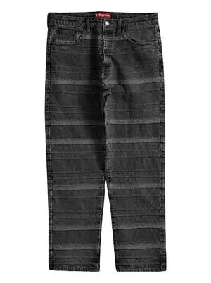 Supreme Layered Jean - Black