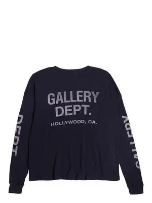 GALLERY DEPT. Thermal Long Sleeve T-shirt - Black