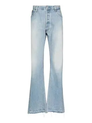 GALLERY DEPT. La Flare Jeans - Stonewashed Indigo/white