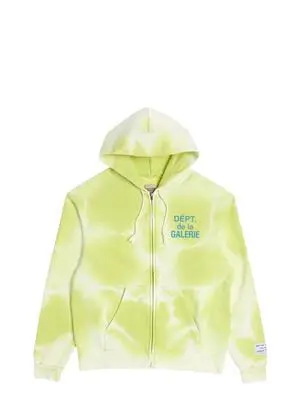 GALLERY DEPT. French Zip Hoodie Lime Green