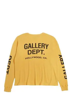 GALLERY DEPT. Thermal Long Sleeve T-shirt - Yellow