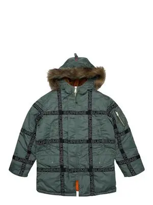 Supreme Logo Tape N-3b Parka - Olive