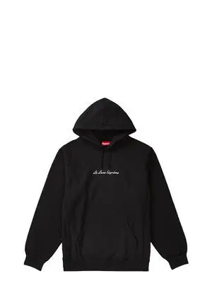 Supreme Le Luxe Hooded Sweatshirt - Black
