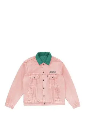 Supreme Levi's Quilted Reversible Trucker Jacket - Pink