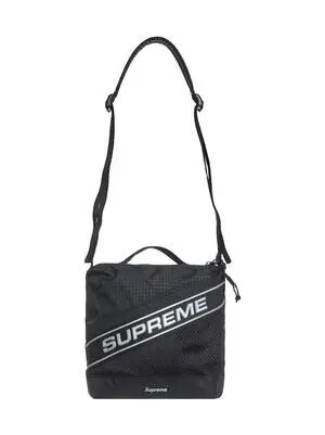 Supreme Logo Shoulder Bag - Black