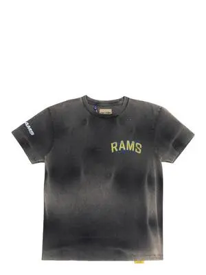 GALLERY DEPT. La Rams Sun Faded Tee Shirt - Black