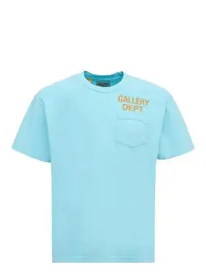 GALLERY DEPT. Vintage Souvenir Pocket T-shirt Turquoise Blue
