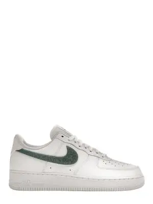 Nike Air Force 1 Low Glitter Swoosh Sneakers - White/grey Fog
