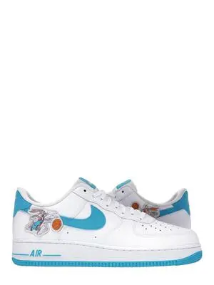 Nike Air Force 1 Low Hare Space Jam Sneakers - White/light Blue Fury