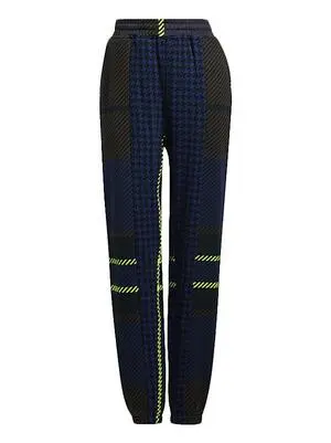 Adidas Ivy Park Halls Of Ivy Allover Print Sweat Pants - Dark Blue/brown/black
