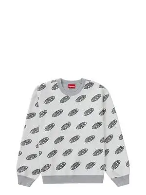 Supreme Crewneck Sweatshirt Heather Grey