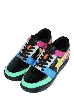 A BATHING APE Sta Low Crazy Sneakers - Black