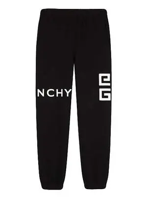 Givenchy Embroidered Joggers - Black/white