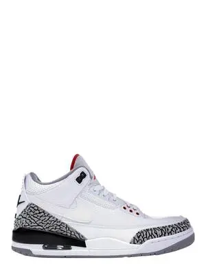 JORDAN 3 Retro Jth Super Bowl Sneakers - White/fire Red/black