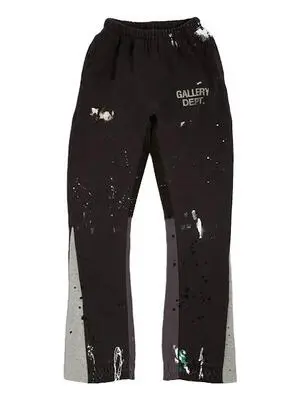 GALLERY DEPT. Painted Flare Sweat Pants - Washed Black