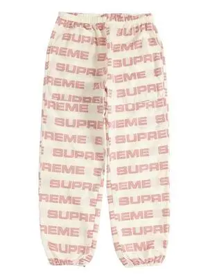 Supreme Logo Ripstop Track Pant - Natural