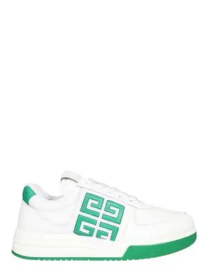 Givenchy G4 Logo Sneakers - White/green