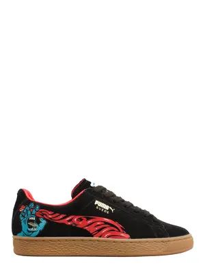 PUMA Suede Classic Santa Cruzin Sneakers - Puma Black/high Risk Red