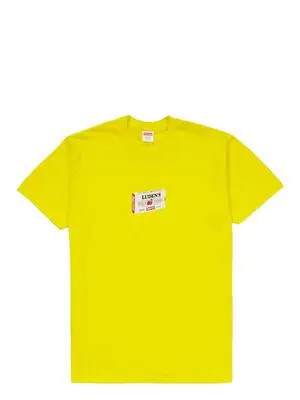 Supreme Luden's Tee Shirt - Yellow