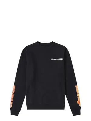 Heron Preston Chromed Crewneck Sweatshirt - Black