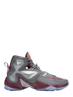 Nike Lebron Opening Night High-top Sneakers - Wolf Grey/team Red/metallic Silver