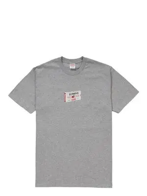 Supreme Luden's Tee Shirt - Heather Grey
