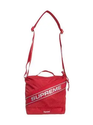 Supreme Logo Shoulder Bag - Red