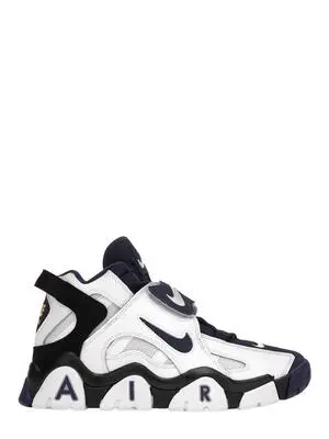 Nike Air Barrage Mid Sneakers - White/midnight Navy Blue/black