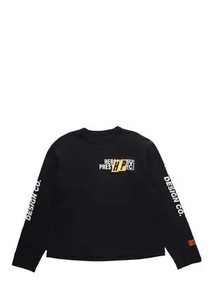 Heron Preston Real Estate Long Sleeve Tee Shirt - Black/white