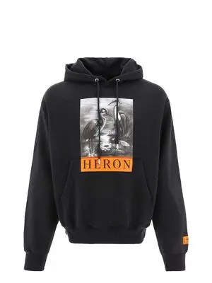 Heron Preston Nf Heron Bw Hoodie - Black