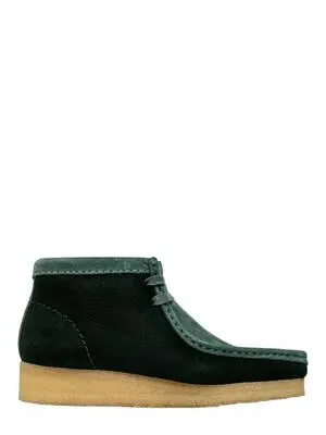Clarks Originals Wallabee Boot - Teal Combi/green