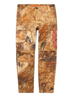 Heron Preston Australian Outback Print Cargo Pants - Orange