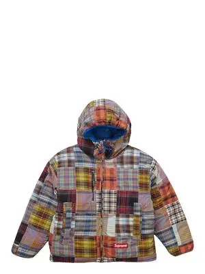 Supreme Madras Reversible Windstopper Puffer Jacket - Multicolor