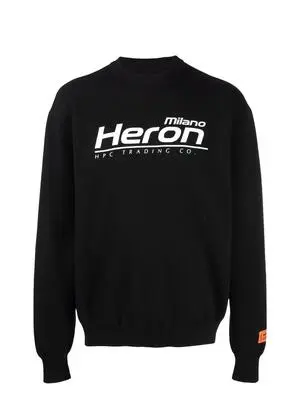 Heron Preston Trading Crewneck Sweatshirt - Black/white