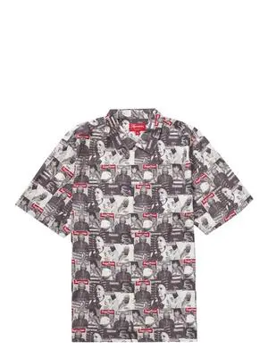 Supreme Magazine Short Sleeve Shirt - Grey