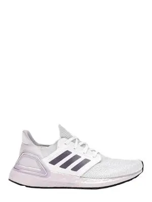 Adidas Ultraboost 20 Lace Up Sneakers - Footwear White/tech Purple/purple Tint