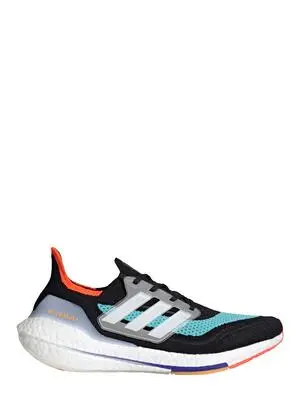 Adidas Ultra Boost 21 Sneakers - Core Black/cloud White/pulse Aqua