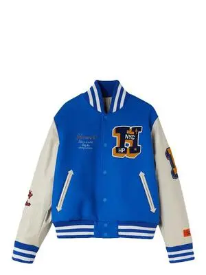 Heron Preston Varsity Jacket - Blue/yellow