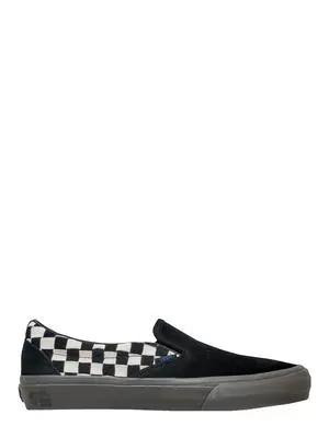 VANS Slip-on Checkerboard Sneakers - Checkerboard/black