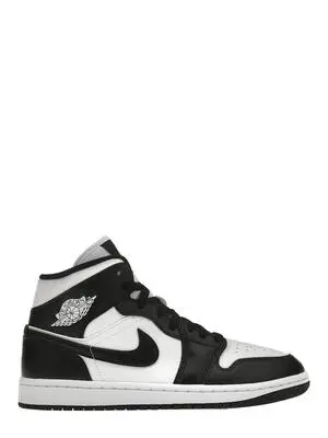 JORDAN 1 Mid Panda - White/black