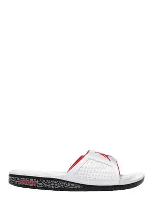 JORDAN Hydro Iii Retro Cement Slides - White/university Red/black