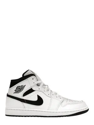 JORDAN 1 Mid Reverse Panda - White/black